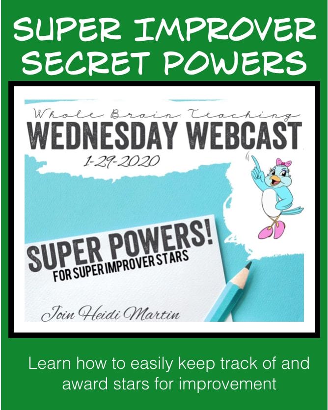Super Improver – Whole Brain Teaching